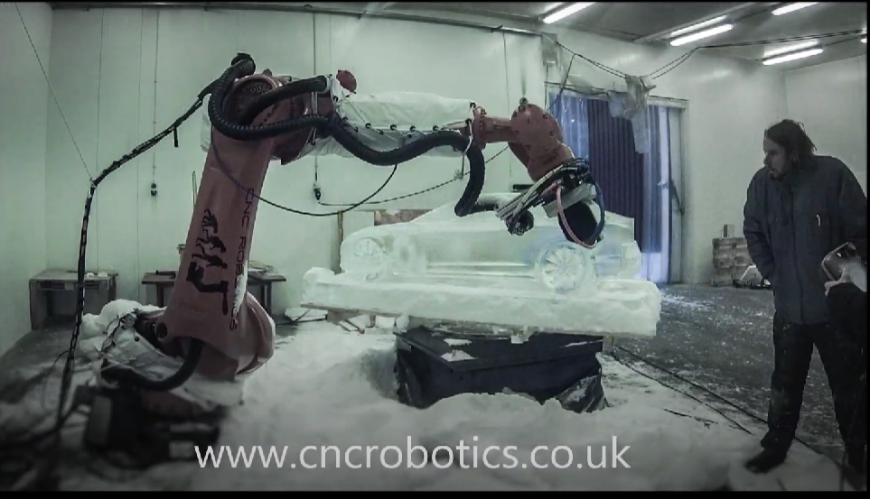 CNC Robotics与Design Ice共同打造创新机器人系统，冰雕艺术迎来新时代 - 机器人大讲堂